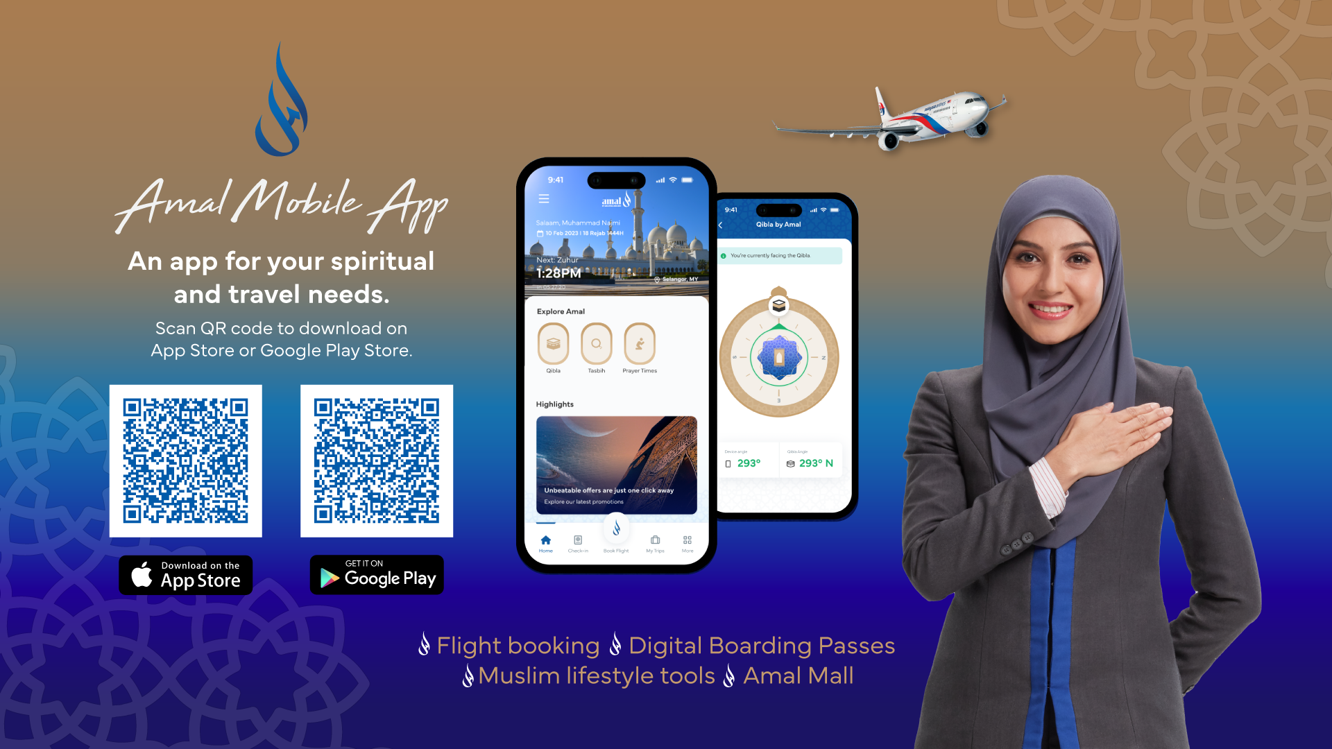 Embark on your Spiritual Journey with Amal Mobile App