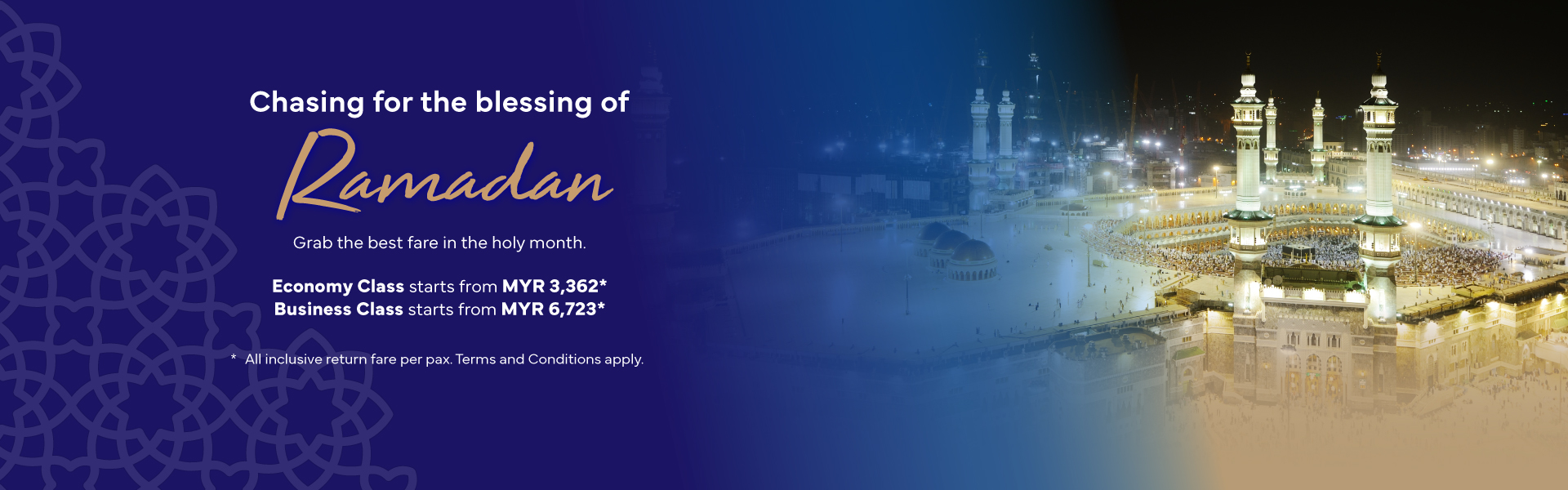 Amal by Malaysia Airlines | Book Direct Umrah Flights with Us for the ...
